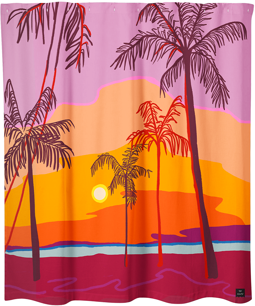 Sunset beach shower curtain – Costume de bain